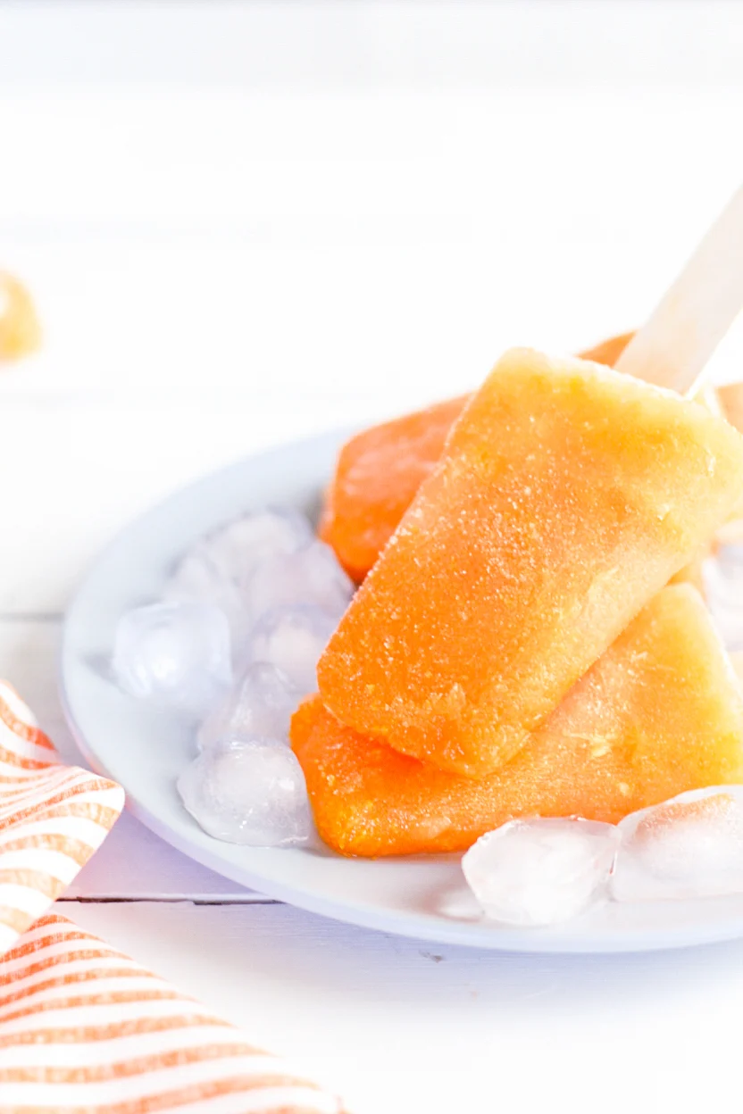 Low FODMAP Sunshine Popsicles - A Little Bit Yummy