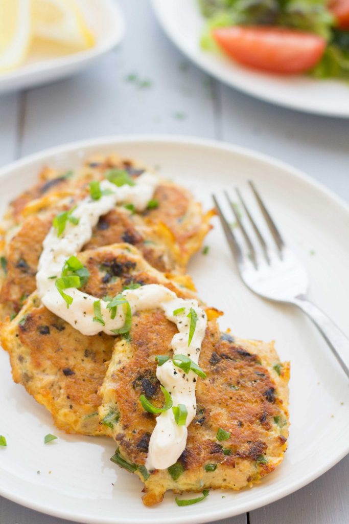 Low FODMAP Tasty Salmon Fritters - A Little Bit Yummy