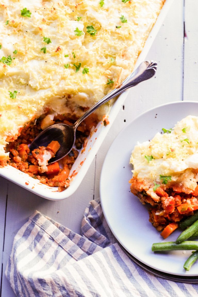 Low FODMAP Vegan Shepherd's Pie - A Little Bit Yummy