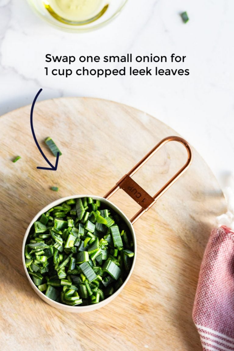 How To Use Leek Leaves To Replace Onion On Low FODMAP Diet - A Little ...