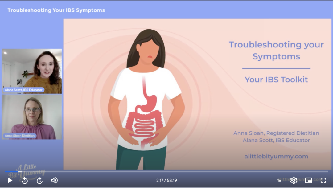Troubleshooting Your IBS Symptoms Class